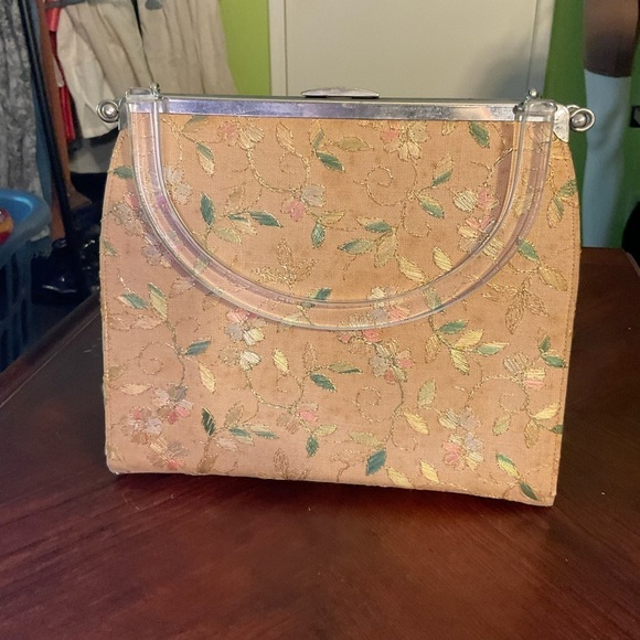 Edwards | Bags | 96s Edwards 3in1 Convertible Purse Lucite Handle ...